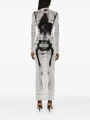 JEAN PAUL GAULTIER Squeletor Maxi Dress