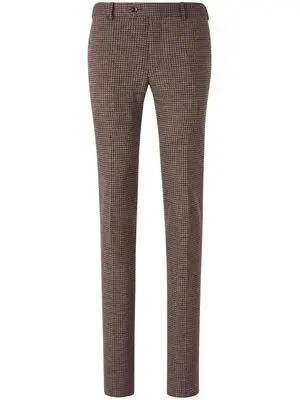 PT TORINO Houndstooth Cropped Trousers