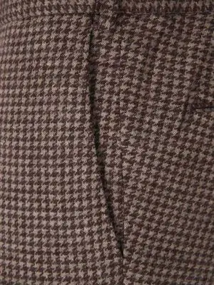 PT TORINO Houndstooth Cropped Trousers