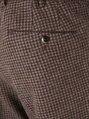 PT TORINO Houndstooth Cropped Trousers