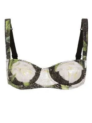 Dolce & Gabbana Dna Sequinned Bra - Black