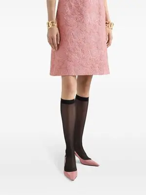 Dolce & Gabbana Floral-jacquard Midi Dress