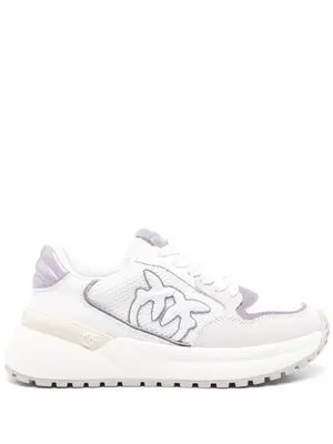 Pinko Love Birds-motif Sneakers - White
