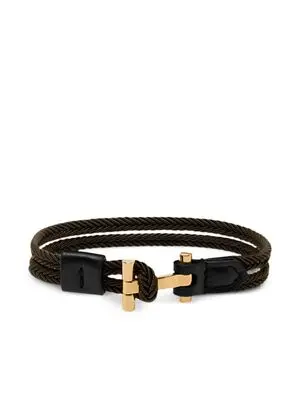 TOM FORD Logo-plaque Bracelet - Green