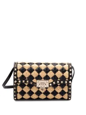 Valentino Garavani Rockstud Shoulder Bag - Black