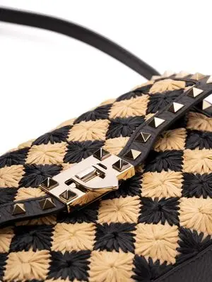 Valentino Garavani Rockstud Shoulder Bag - Black