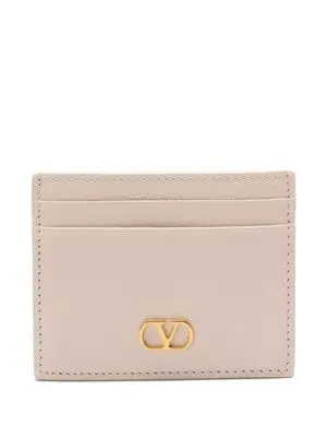 Valentino Garavani Vlogo-signature Card Holder Neutrals