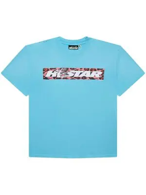 HELLSTAR Box Logo T-shirt - Blue
