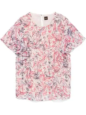 BOSS Abstract-print Blouse
