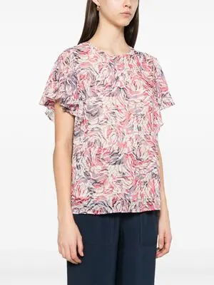 BOSS Abstract-print Blouse