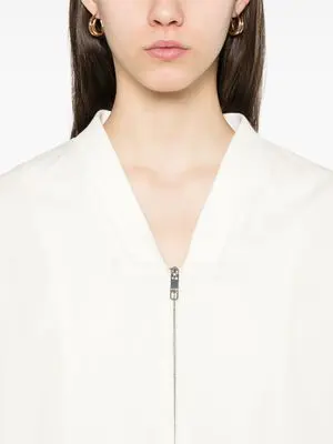 BOSS Layered-effect Bomber Jacket - Neutrals