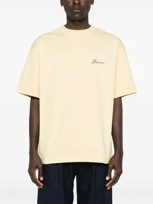 Jacquemus Le T-shirt Haltère T-shirt - Yellow