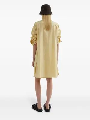 JIL SANDER Buttoned Long Shirt - Yellow