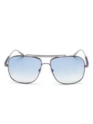 TOM FORD Jude Aviator Sunglasses - Silver