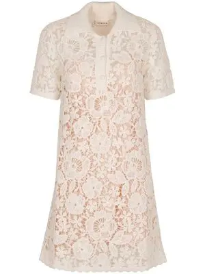 P.a.r.o.s.h Cotton Mini Dress - Neutrals
