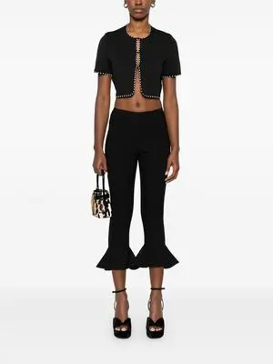 Maje Short-sleeve Crop Top
