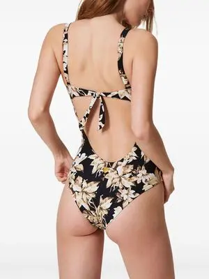 TWINSET Floral-print One-piece Swimsuit