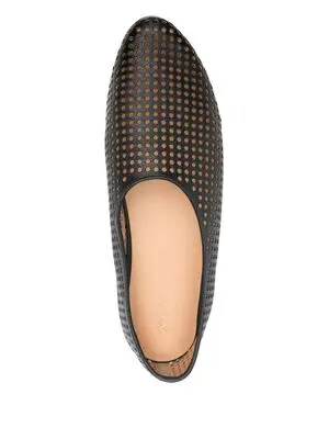 Marsèll Coltellaccio Forata Ballet Flats - Black