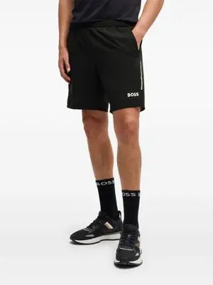 BOSS Logo-print Track Shorts