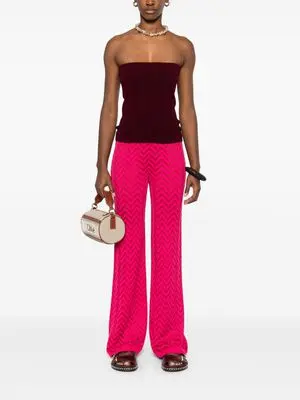 Missoni Zigzag-patterned Trousers - Pink