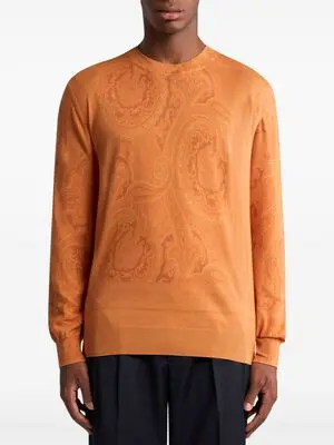 Etro Paisley Silk-cashmere Sweater