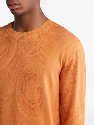 Etro Paisley Silk-cashmere Sweater
