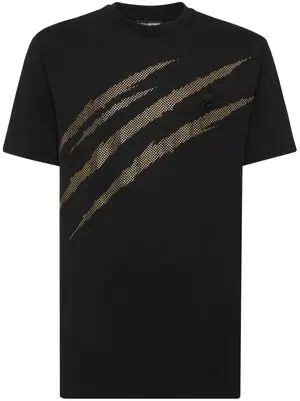 PLEIN SPORT Scratch-print T-shirt