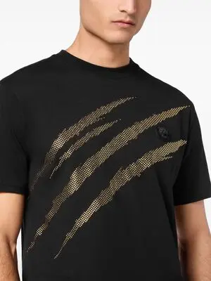 PLEIN SPORT Scratch-print T-shirt