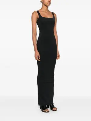 ENTIRE STUDIOS Square-neck Maxi Dress - Black
