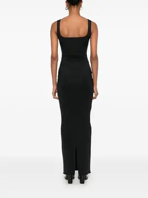 ENTIRE STUDIOS Square-neck Maxi Dress - Black