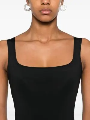 ENTIRE STUDIOS Square-neck Maxi Dress - Black