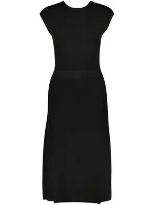YVES SALOMON Knitted Wrap Dress
