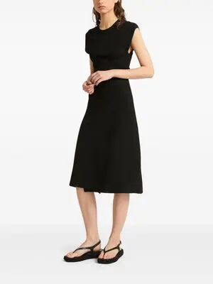 YVES SALOMON Knitted Wrap Dress