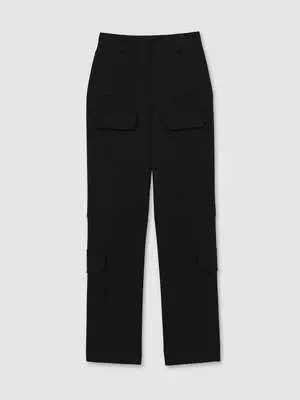 REISS Camilla Petite Wide-leg Combat Trousers