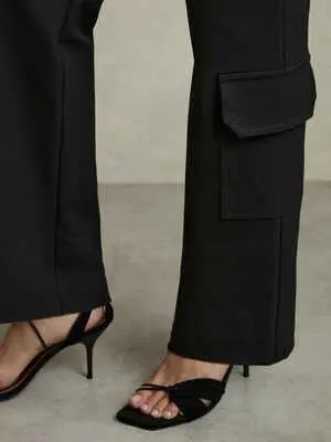 REISS Camilla Petite Wide-leg Combat Trousers
