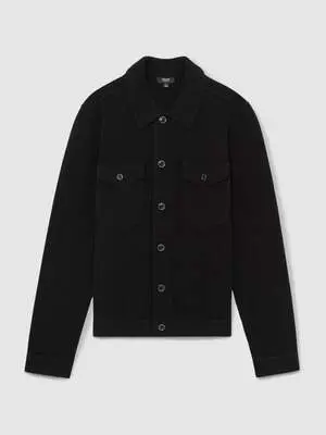 REISS Flinch Wool Knitted Jacket