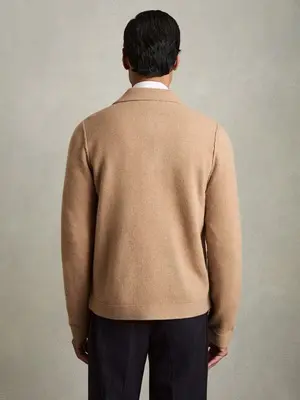 REISS Flinch Wool Knitted Jacket
