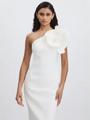 Acler Wynyard One-shoulder Maxi Dress
