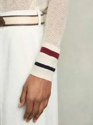 REISS Cece Wool-cashmere Polo Jumper