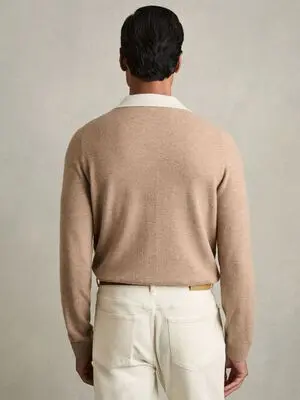 REISS Poland Wool Knitted Shirt
