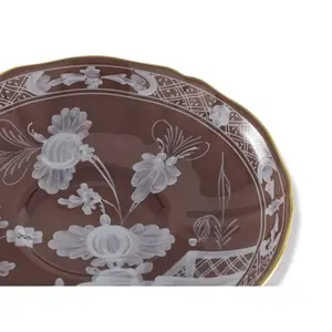 GINORI 1735 Oriente Italiano Tea Saucer - Brown