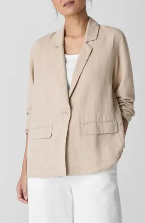 Eileen Fisher Straight Hem Blazers For Women