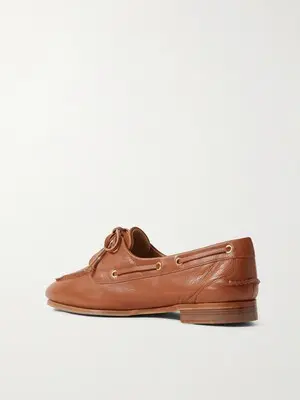 Bally Pathy Leather Boat Shoes