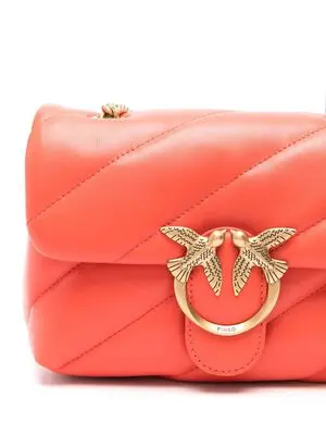 Pinko Mini Love Puff Shoulder Bag - Orange