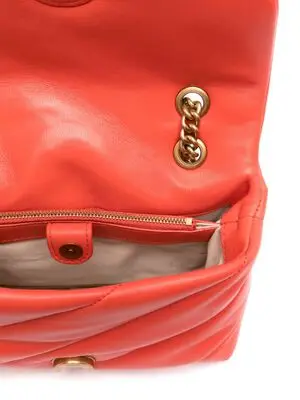 Pinko Mini Love Puff Shoulder Bag - Orange