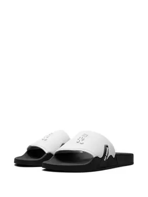 Raf Simons Astra Logo-embellished Slides - White
