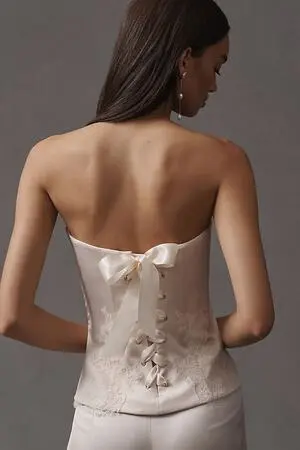 Bhldn Strapless Lace Corset