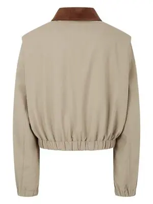 STUDIO TOMBOY Trimmed Bomber Jacket