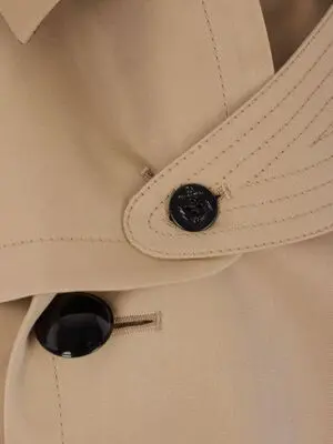 Sacai Double-breasted Twill Trench Coat