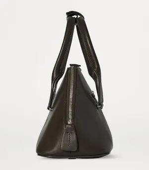 THE ROW Mini Devon Leather Top-handle Bag